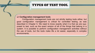 tool support for testing | PPT