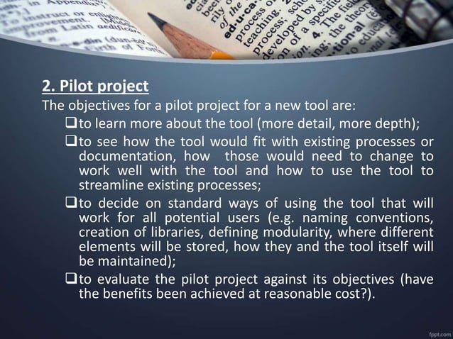 Tool Support For Testing | PPT