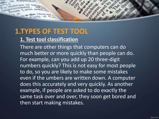 Tool Support For Testing | PPT