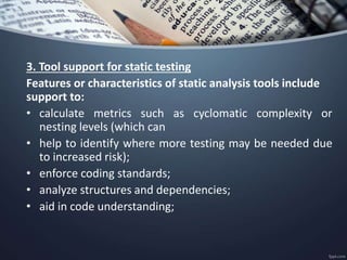 Tool Support For Testing | PPT