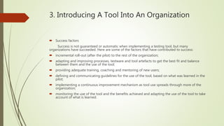 Tool support for testing | PPTX | Shareware and Freeware | Computer ...
