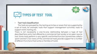 Tool support f or testing | PPT
