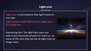 Tools used by astronomers (au + lightyears) | PPT