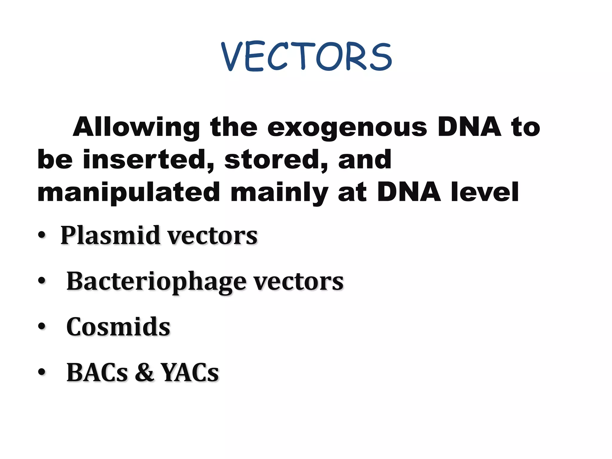Tools used in genetic engineering | PPTX