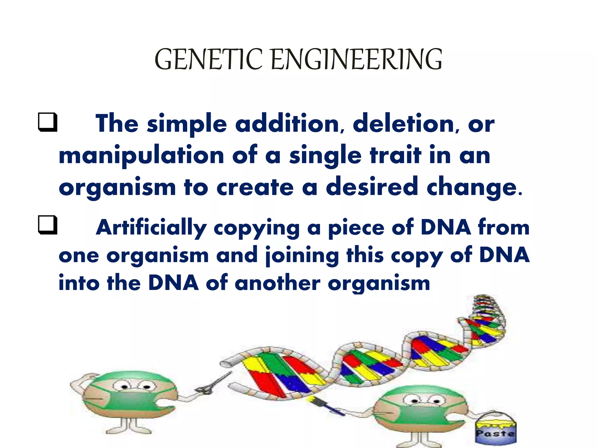 Tools used in genetic engineering | PPTX