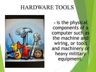 Tools Used In PC Hardware Servicing | PPTX