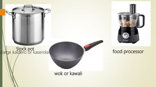 Tools, Utensils, and Equipment in Preserving and Processing Food | PPTX