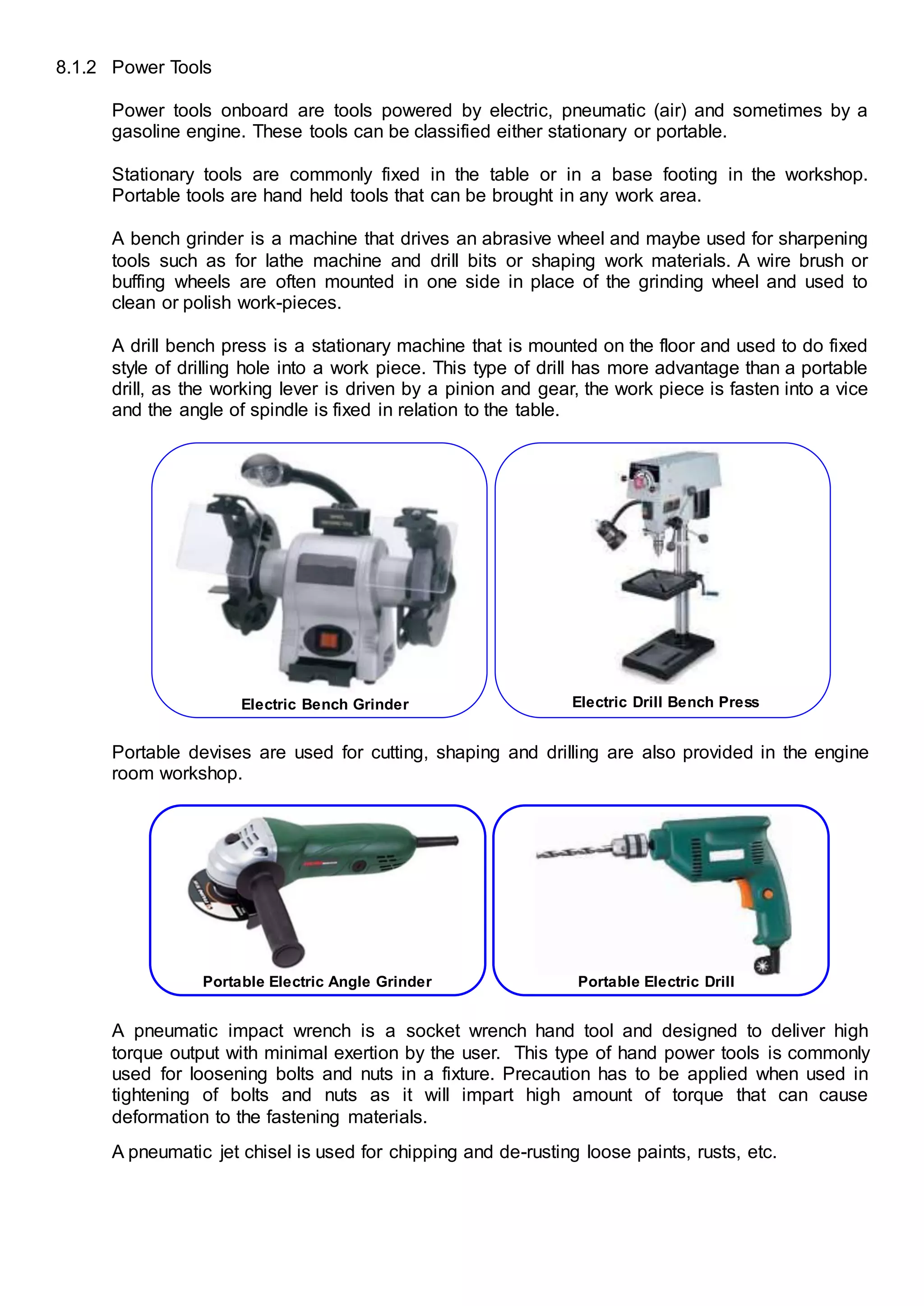 Tools, Valves & Materials for Marine Use | DOCX