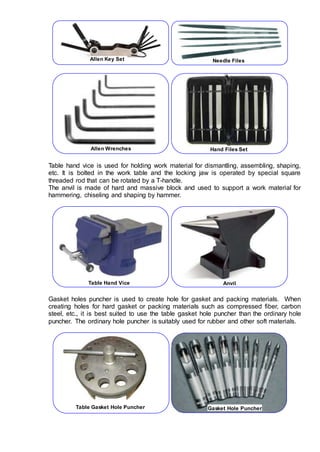 Tools, Valves & Materials for Marine Use | DOCX