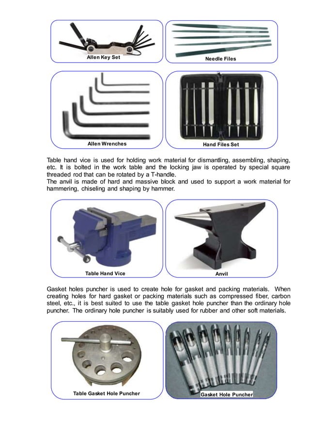 Tools, Valves & Materials for Marine Use | DOCX