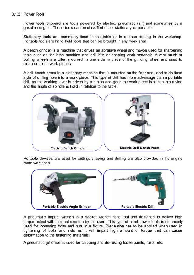 Tools, Valves & Materials for Marine Use | DOCX