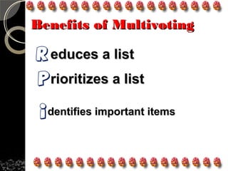 Tool & techniques decision making process | PPT
