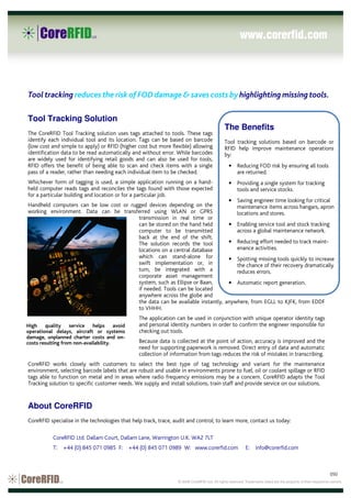 Tool track for aviation rfid | PDF