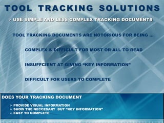 Tool Tracking Solutions | PPTX