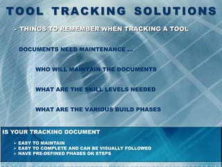 Tool Tracking Solutions | PPTX