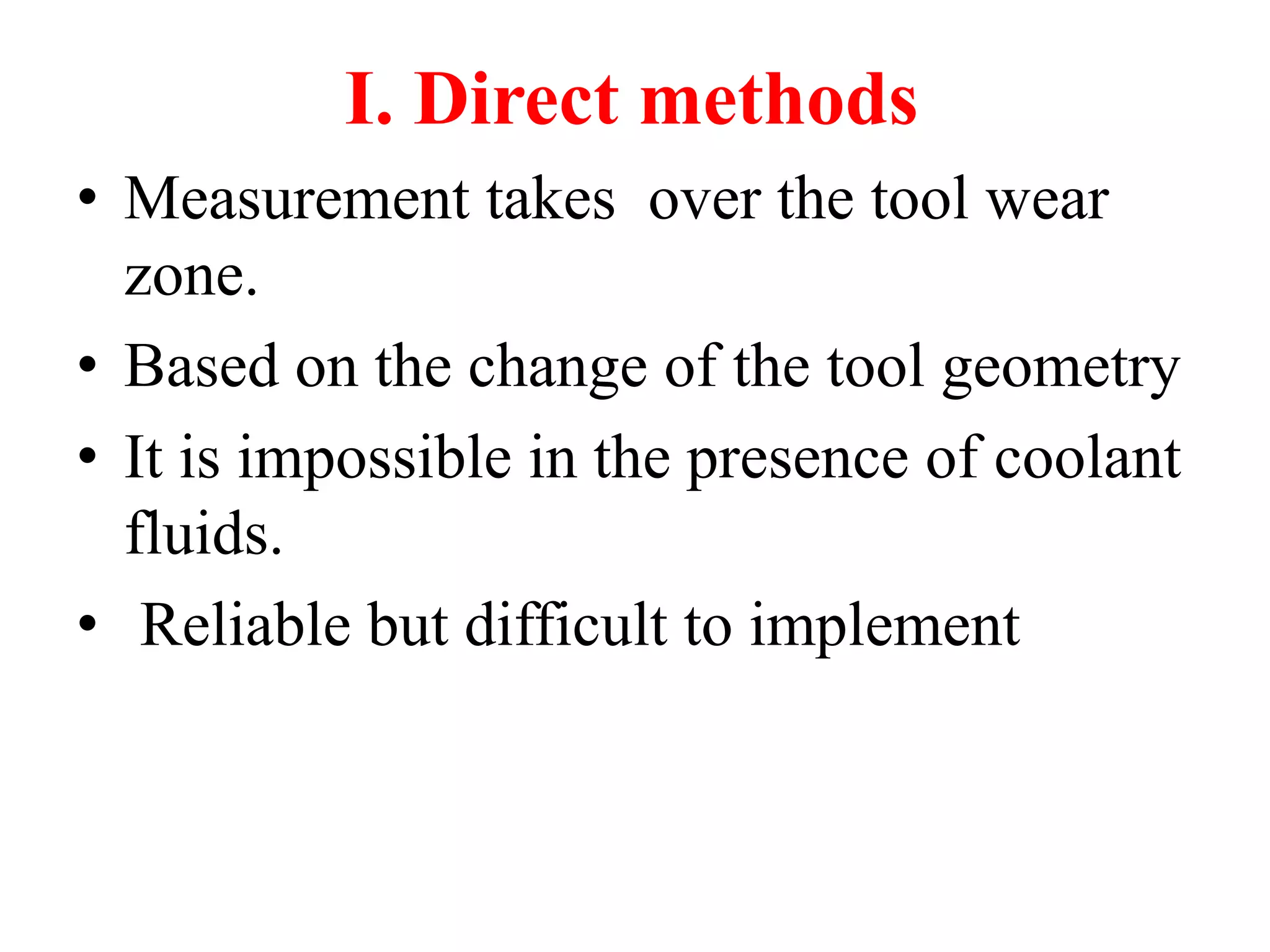 Tool wear measurement | PPTX