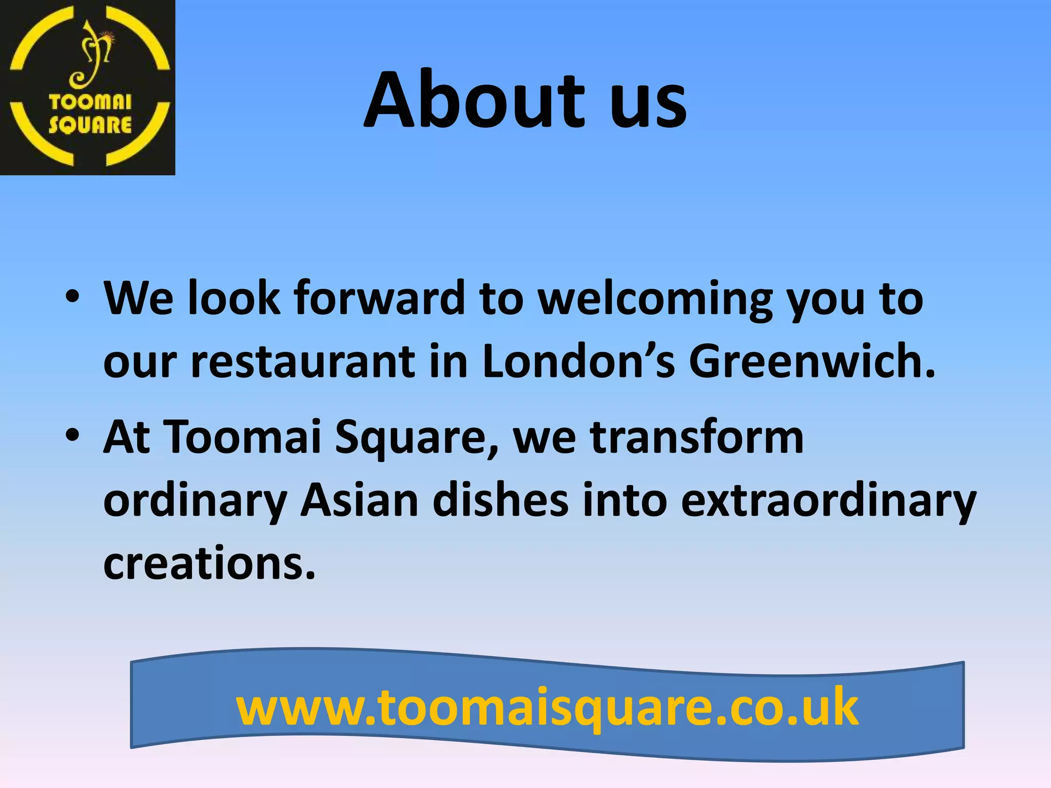 Toomai square | PPTX