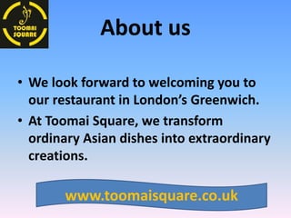 Toomai square | PPTX