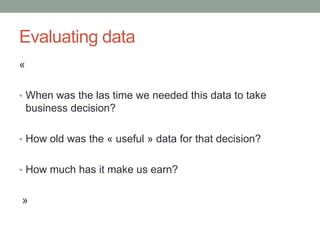 Too much data | PPTX