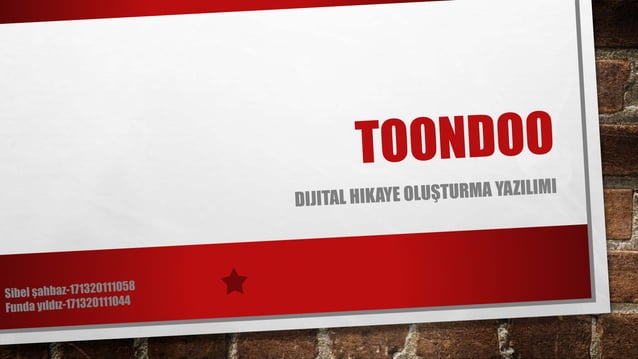 Toondoo kullanma kılavuzu | PPT
