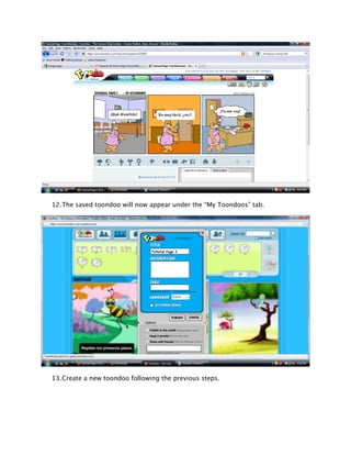 Toondoo tutorial | PDF