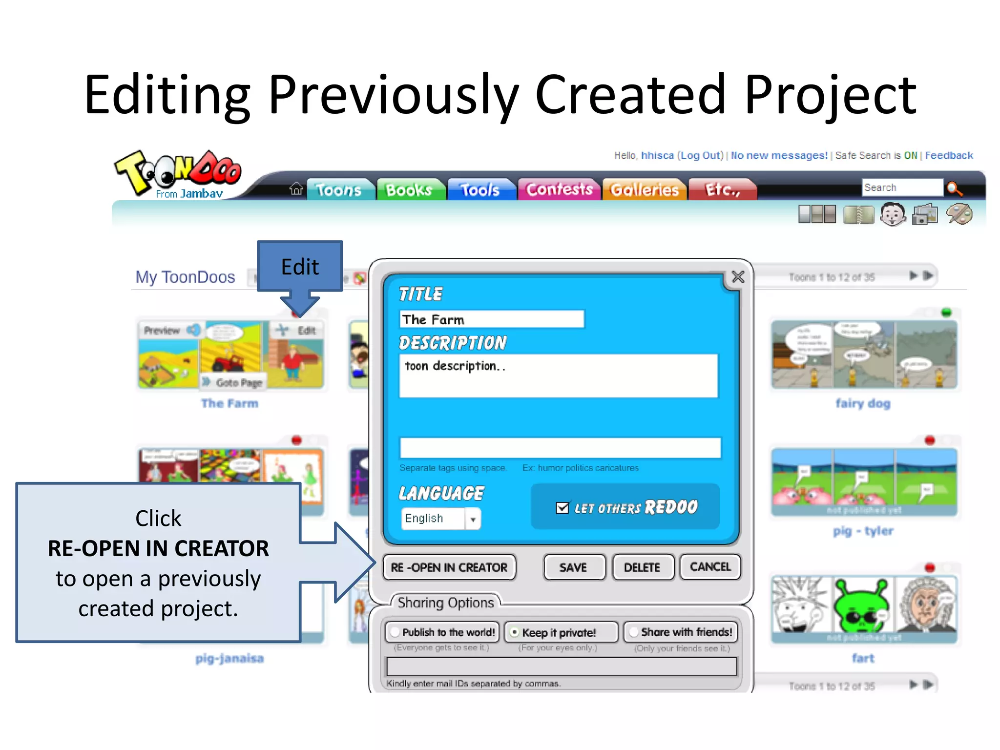 ToonDoo User Guide | PDF