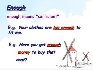 Too or enough | PPT