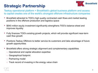 Strategic Partnership with Brookfield | PDF
