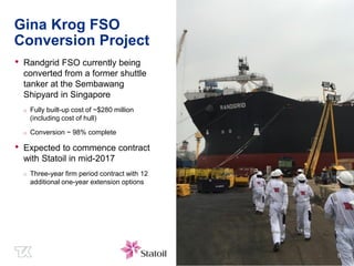 Teekay Offshore Partners Q4-2016 Earnings Presentation | PPT