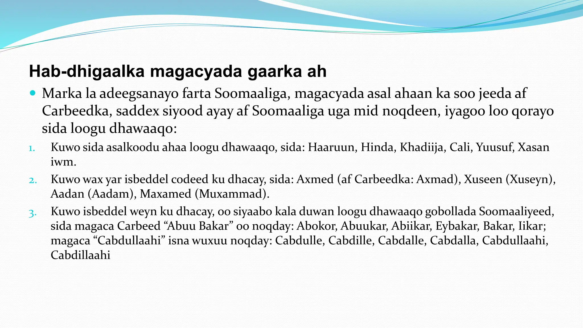 Toosinta Hab Dhigaalka Magacyada.pptx