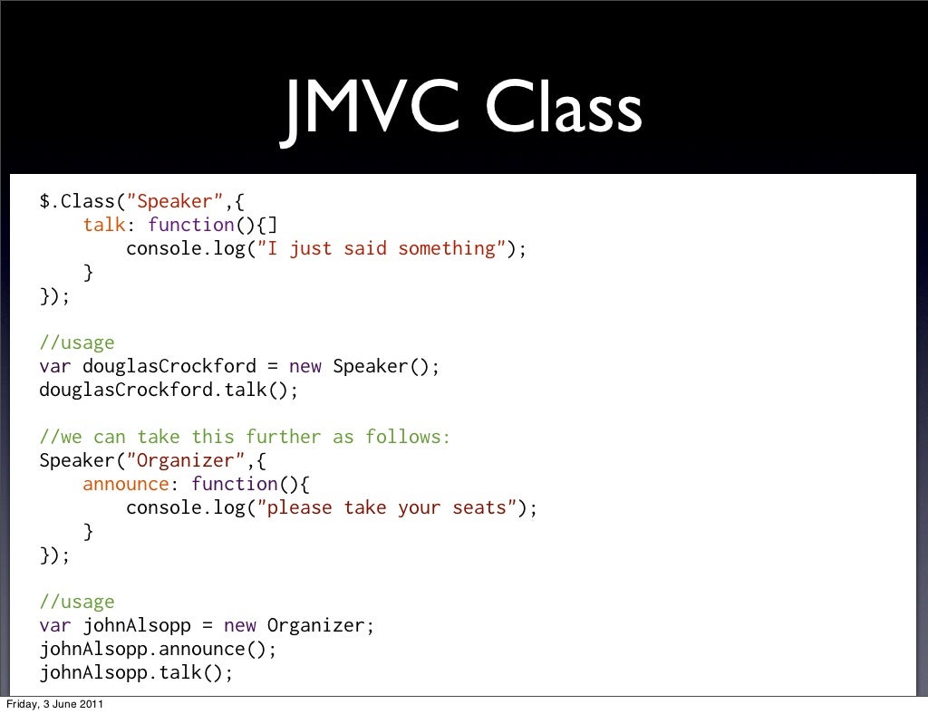 Tools For jQuery Application Architecture (Extended Slides)