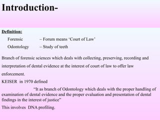 TOOTH- A UNIQUE SOURCE OF DNA IN FORENSIC ODONTOLOGY.pptx