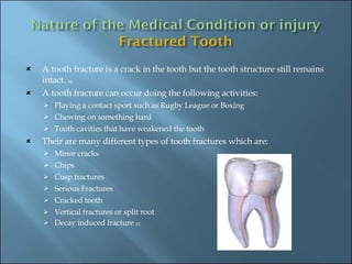 Tooth Injuries | PPT