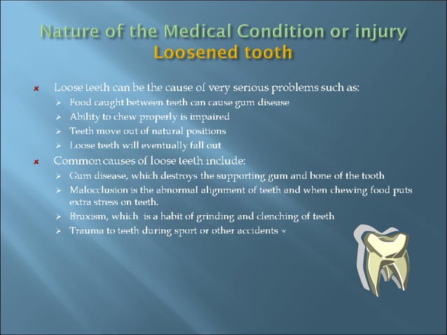 Tooth Injuries | PPT