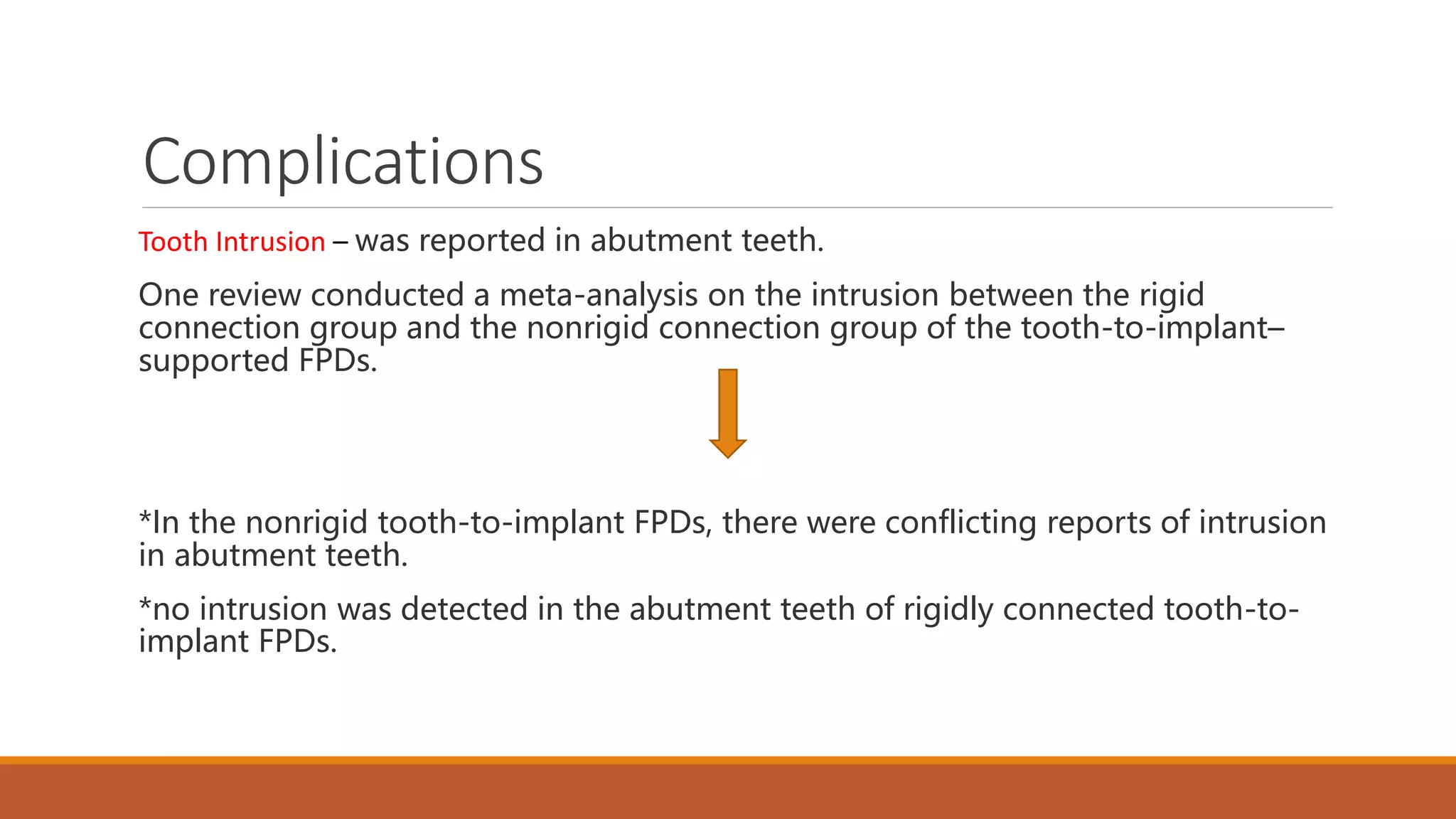Tooth-to-Implant Supported Fixed Partial Dentures- A Comprehensive ...