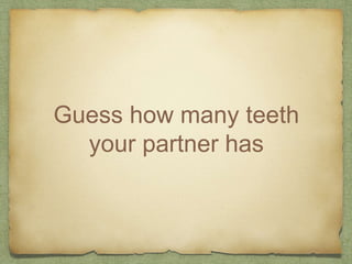Describing Teeth | PPTX