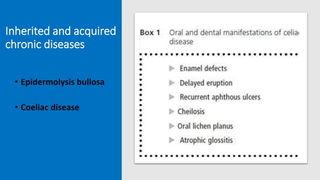 Tooth abnormality in systemic disease (Doctor Faris Alabeedi MSc ...