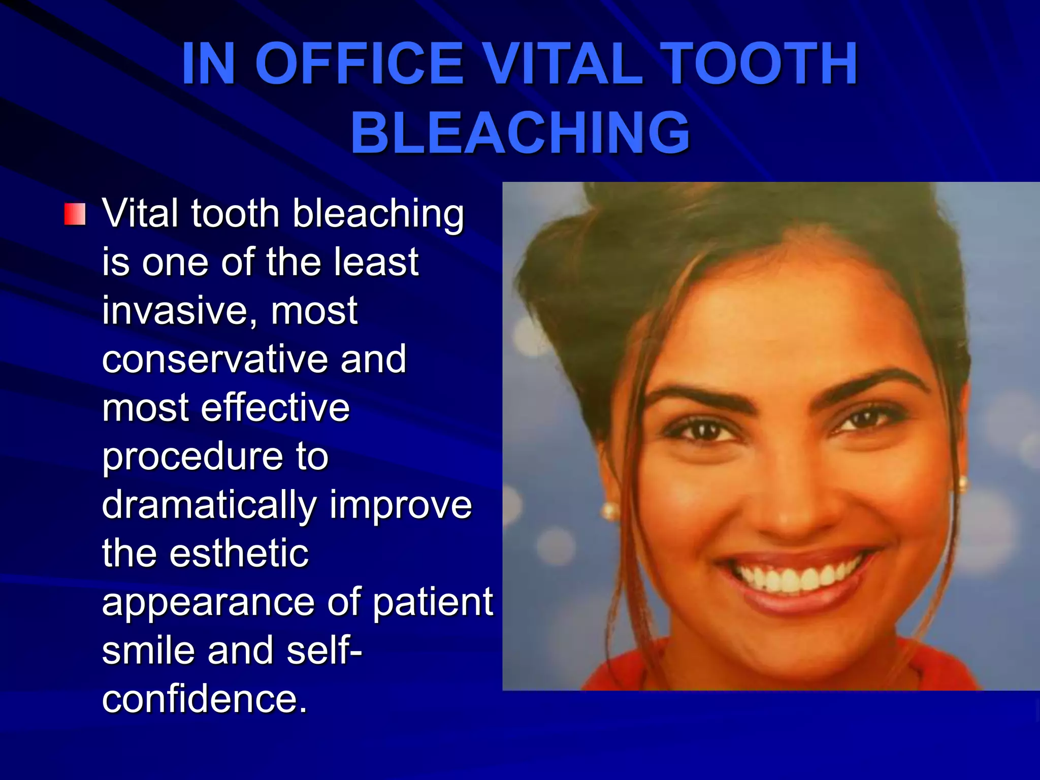TOOTH BLEACHING | PPT | Dental Health | Diseases and Conditions