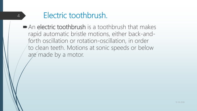Tooth brush | PPTX