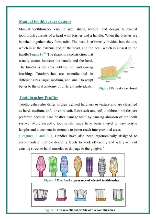 Toothbrushes and toothbrushes methods | PDF