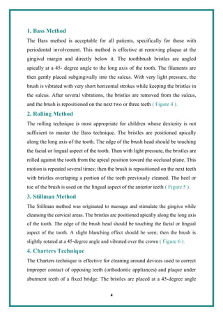 Toothbrushes and toothbrushes methods | PDF