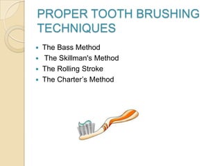 Tooth brushing | PPTX