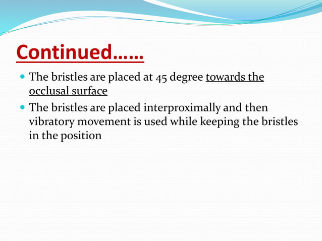 Introduction to tooth brushing types and methods .pptx | Oral care | Personal Care