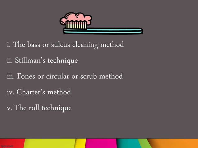 TOOTH BRUSHING TECHNIQUES | PPTX