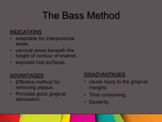TOOTH BRUSHING TECHNIQUES | PPTX