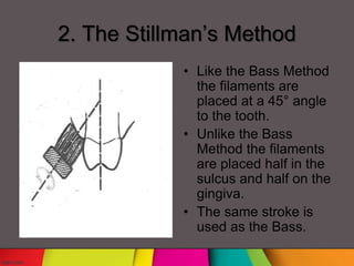 TOOTH BRUSHING TECHNIQUES | PPTX