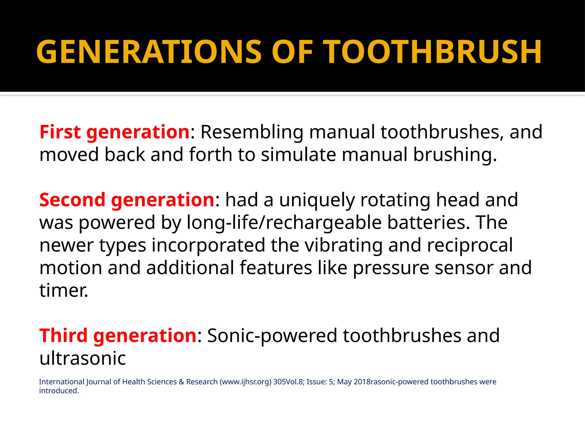 Tooth brushing techniques and tooth brush types | PPTX