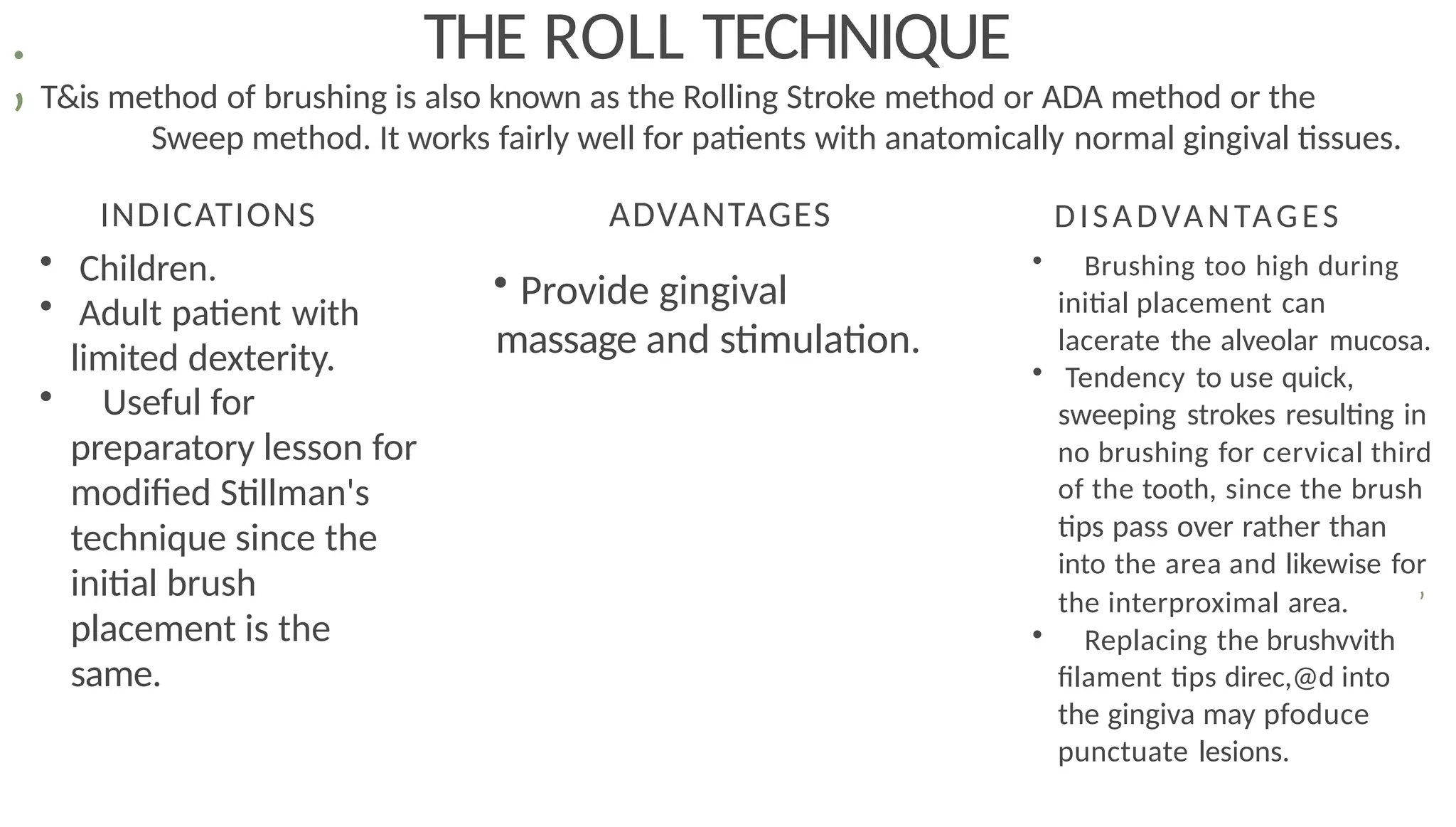 TOOTH BRUSHING TECHNIQUES useful for perio and phd as well | PPTX