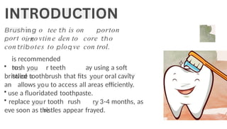 TOOTH BRUSHING TECHNIQUES useful for perio and phd as well | PPTX