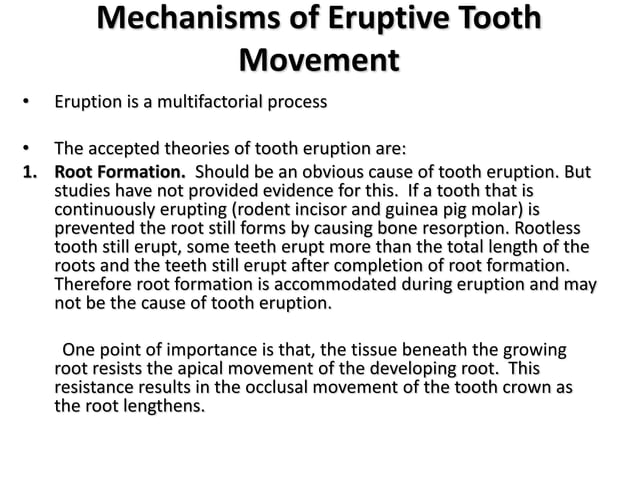 Tooth calcification and eruption.pptx | Oral care | Personal Care